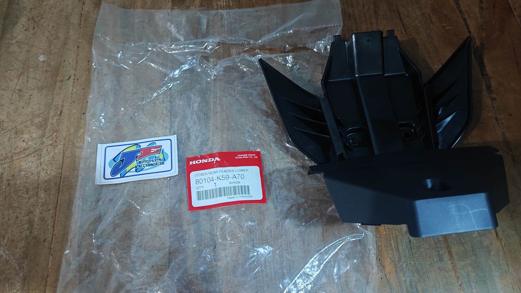 GENUINE HONDA ORIGINAL PARTS COVER REAR FENDER LOWER FOR HONDA CLICK ...