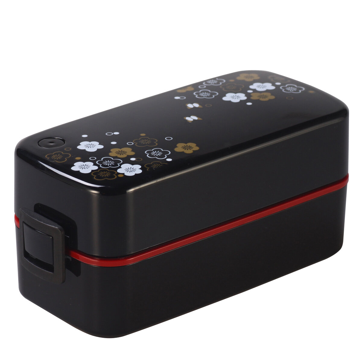 Japanese ASVEL Plum Blossom Double Layer Lunch Box Bento Box Microwaveable Lunch Box 620ml Get ...