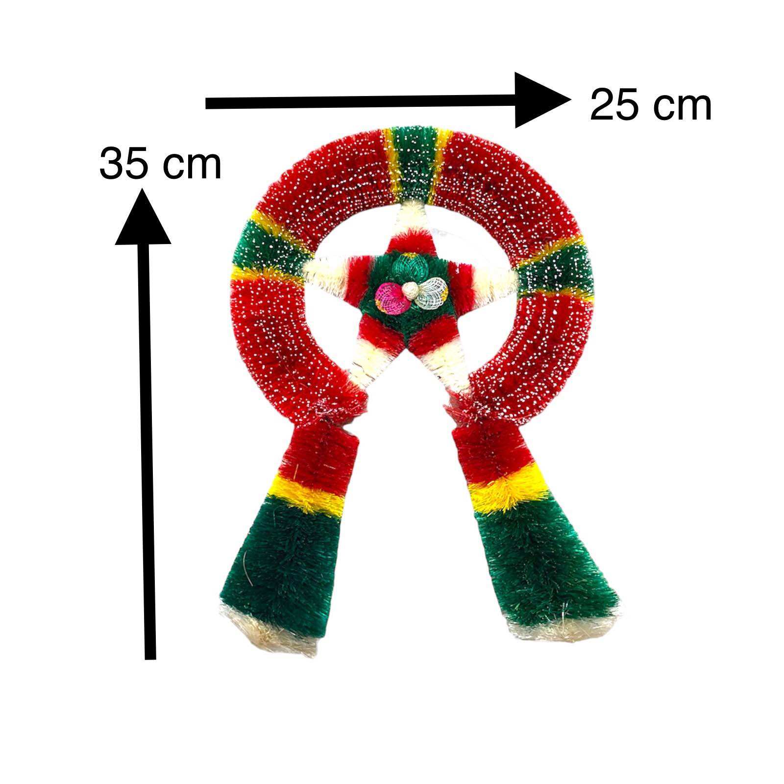 Native Abaca 24 cm Christmas Star Parol For Window Wall and Door Decor ...