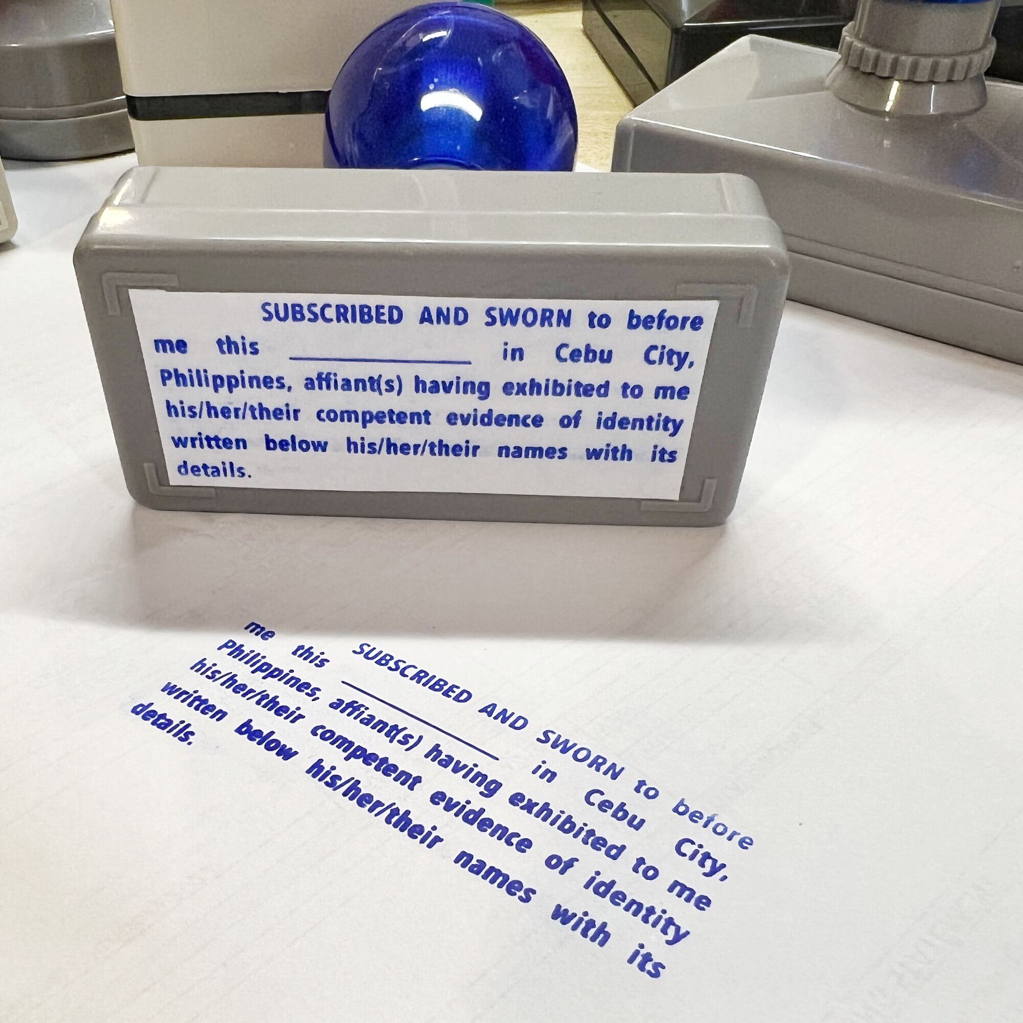 JURAT Stamp Digital Lawyer Notary Public Customized Personalized Stamp ...