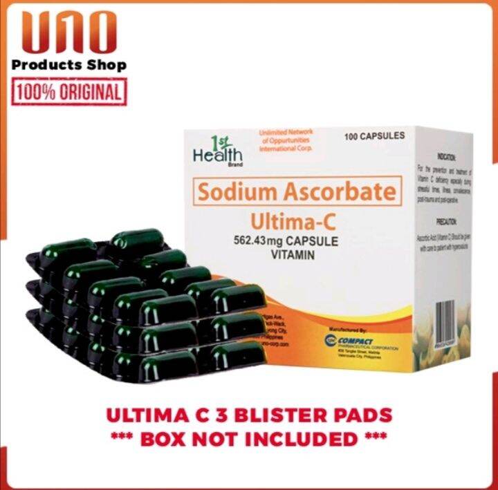 UNO ULTIMA C NEW PACKAGING ASCORBIC ACID | Lazada PH