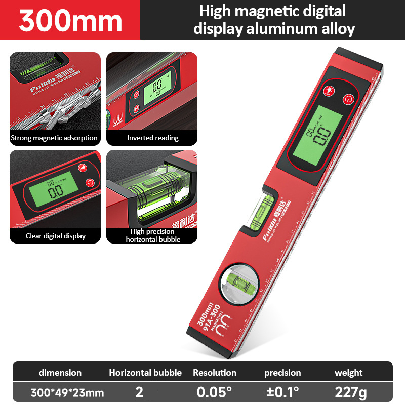 Digital Protractor Angle Finder Inclinometer Spirit level Bubble ...