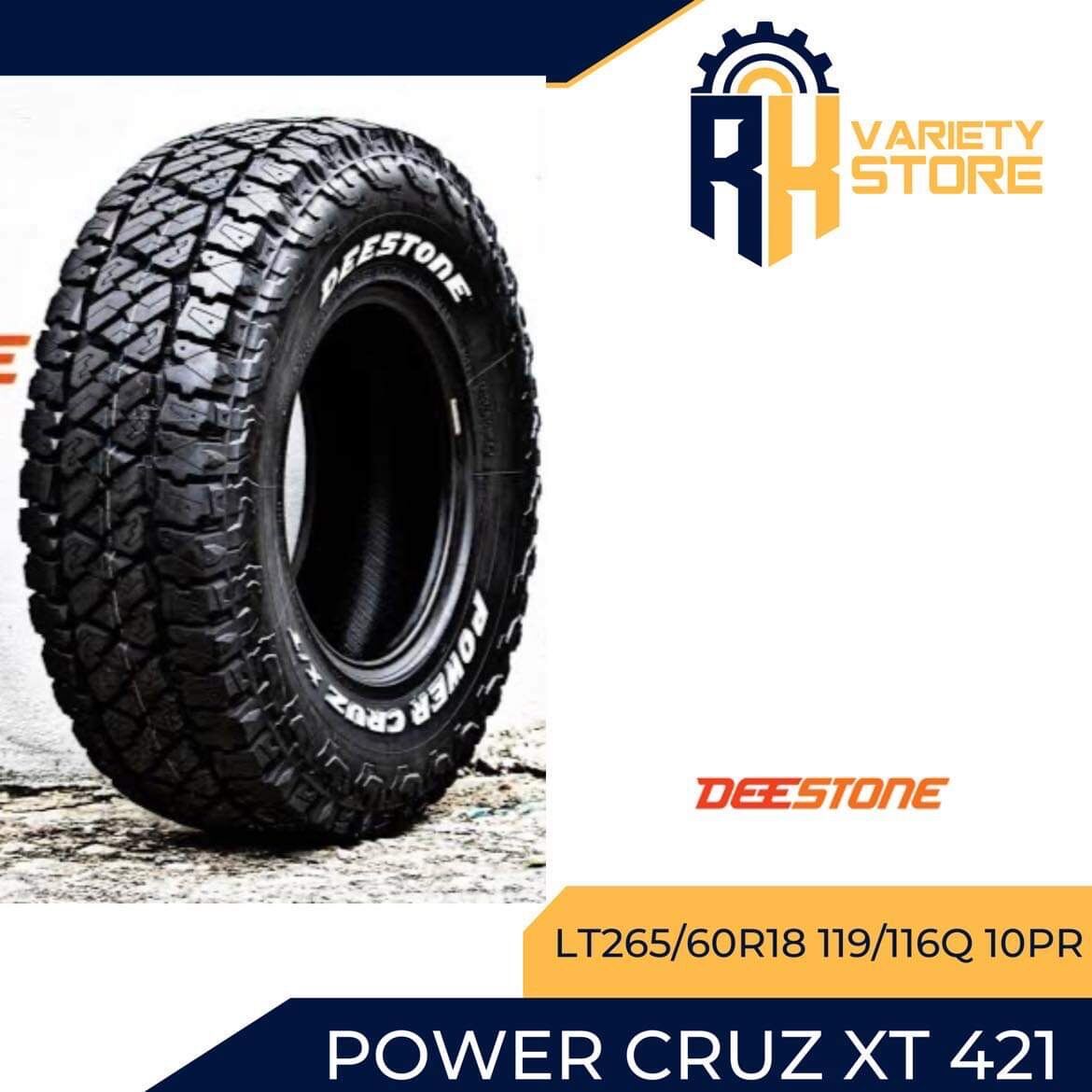 YEAR 2023 DOT DEESTONE THAILAND LT265/60R18 119/116Q 10PR XT421 POWER ...