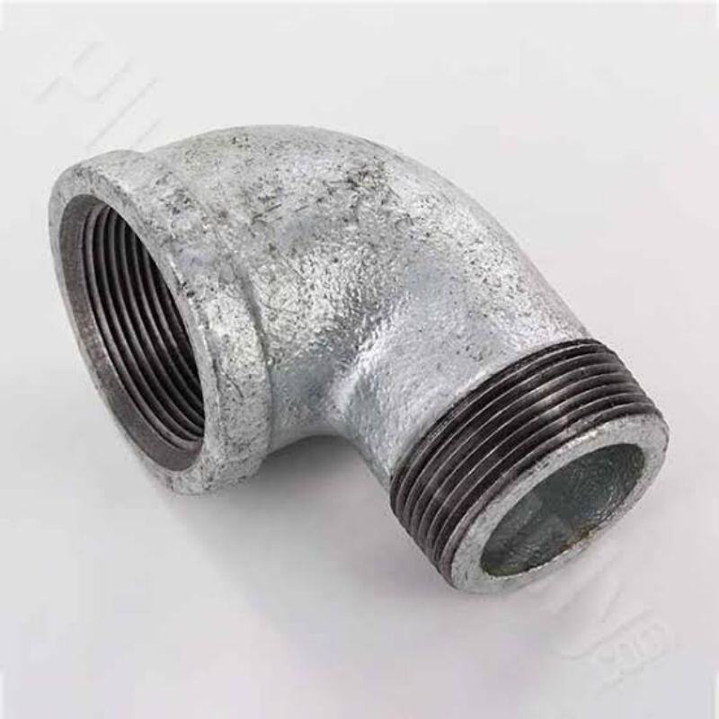 Heavy Duty S40 GI Straight Elbow Galvanized Iron | Lazada PH