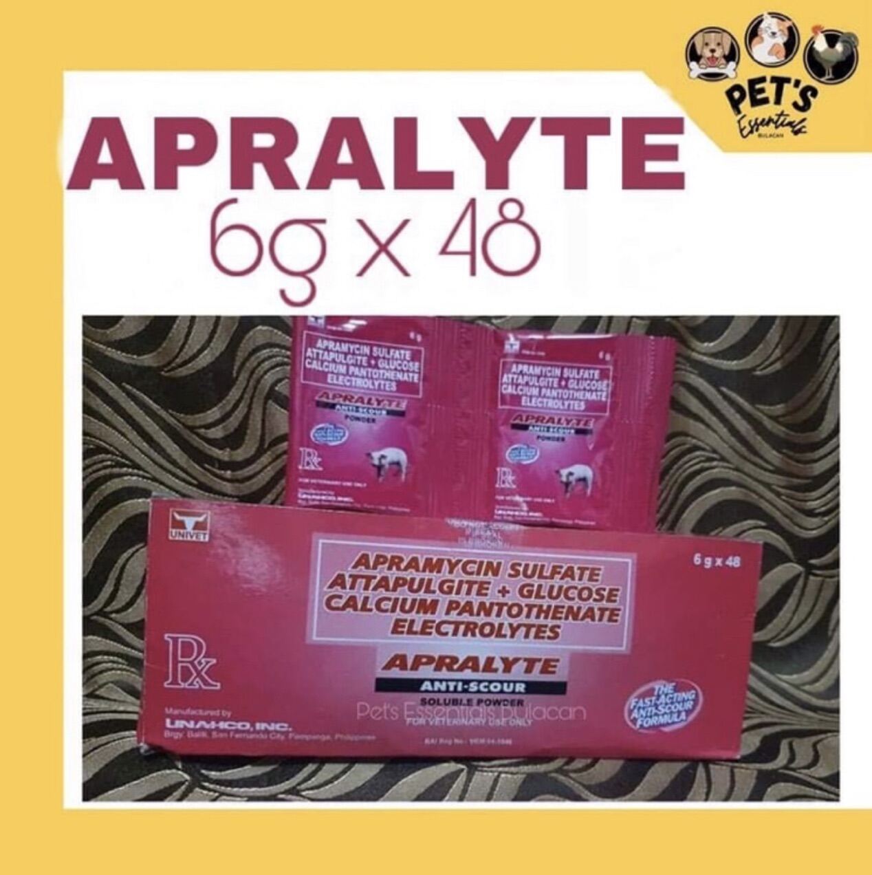 Apralyte Soluble Powder 6g x 48 | Lazada PH