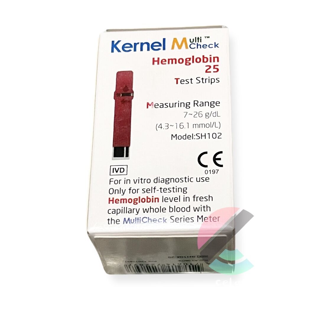 25's Hemoglobin test Strips for Kernel Multi-Check Meter | Lazada PH