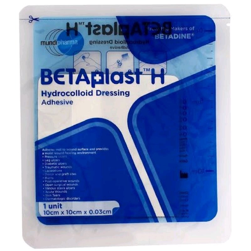 BETAPLAST H Hydrocolloid dressing10x10x0.3cm SOLD PER PIECE | Lazada PH