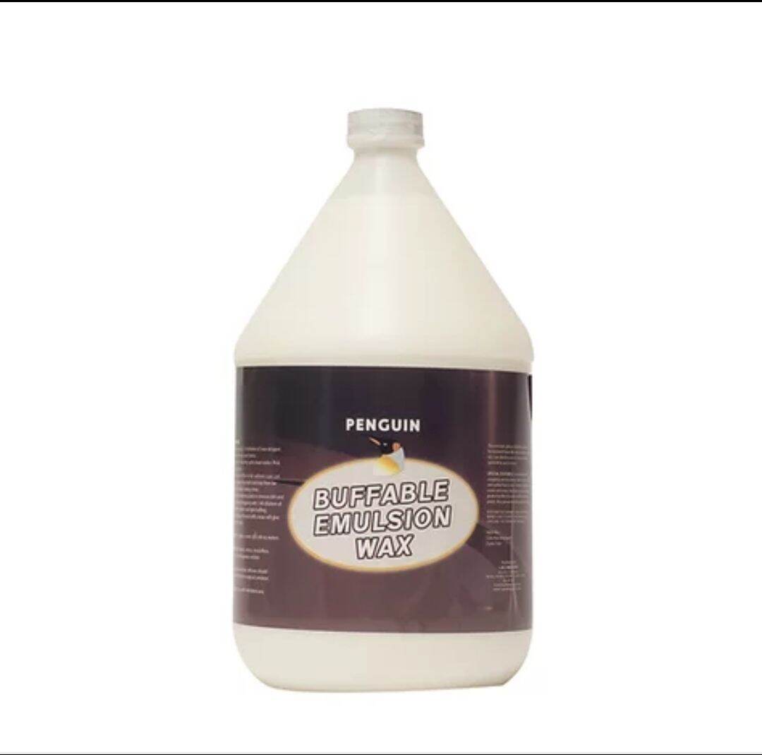 Powerclean Buffable Emulsion Wax 1 gallon / 1 liter / LMS Penguin ...