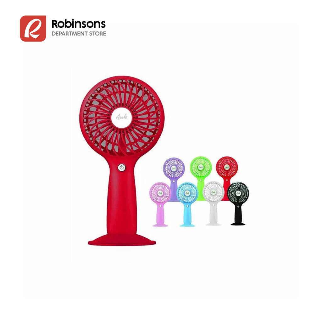 Asahi Mini Rechargeable Fan Mf 038 Assorted Colors Lazada Ph
