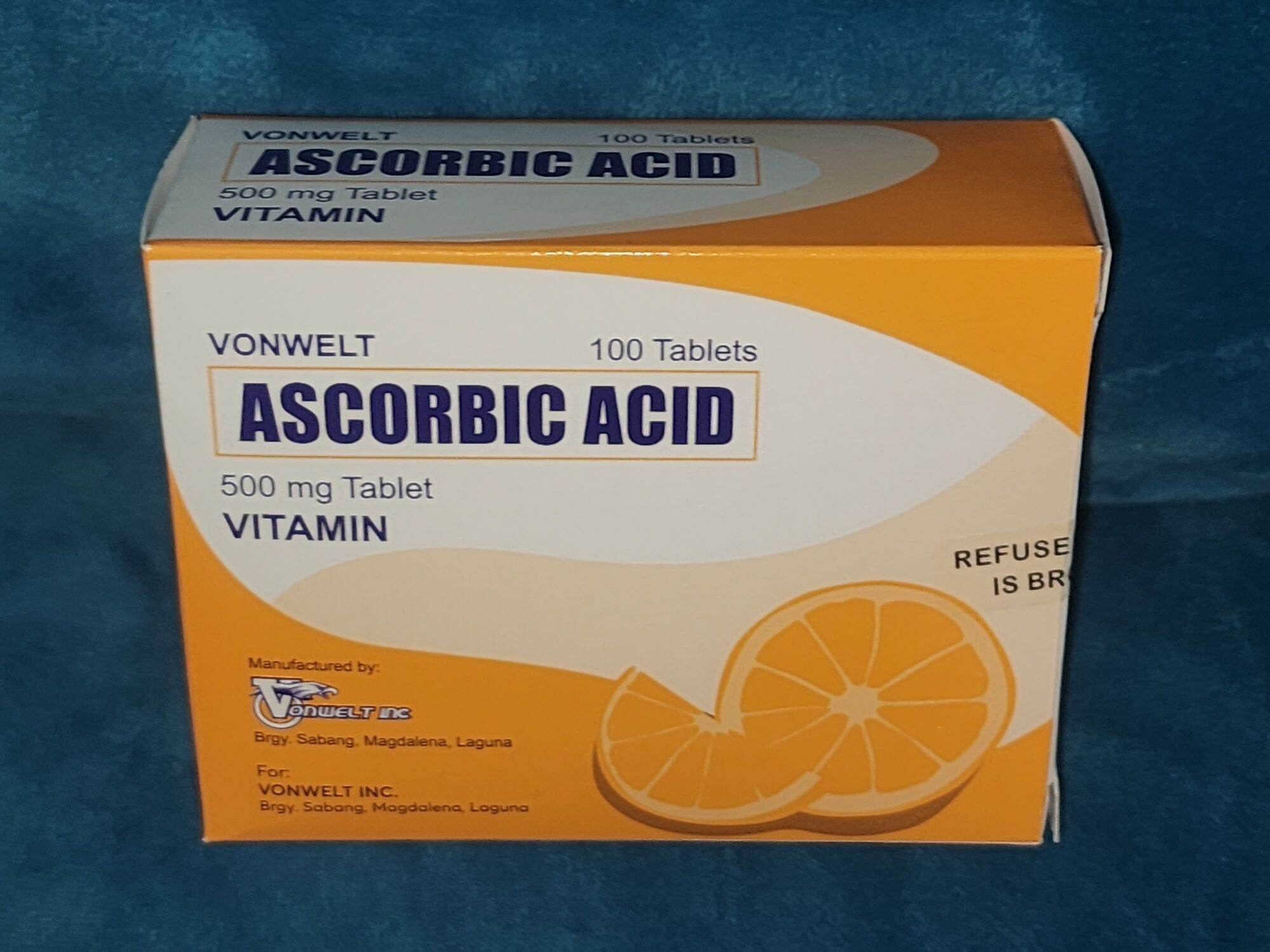 Enocee or Vonwelt Ascorbic Acid 100 tablets 500mg FDA approved or ...
