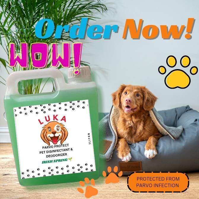 LUKA PARVO PROTECT DISINFECTANT DEODORIZER FOR ANIMALS | Lazada PH