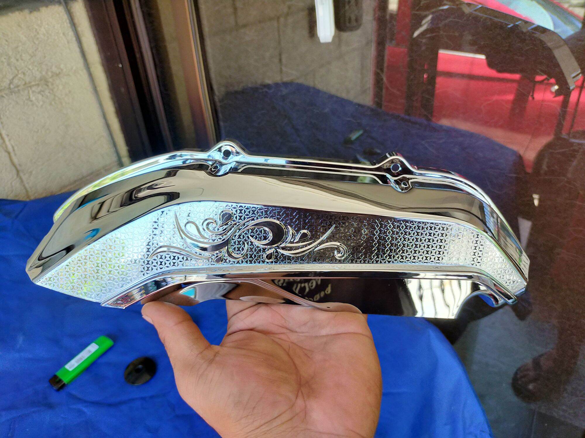 Yamaha Mio Gravis Original Chrome Air Filter Box Garnish | Lazada PH