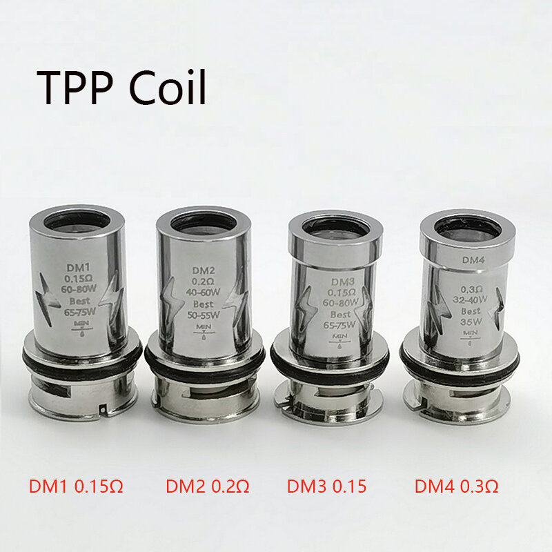 TPP DM4 0.3ohm Coil Head For VOOPOO Drag 3,Drag X Plus Kit,Drag X/S Pro ...