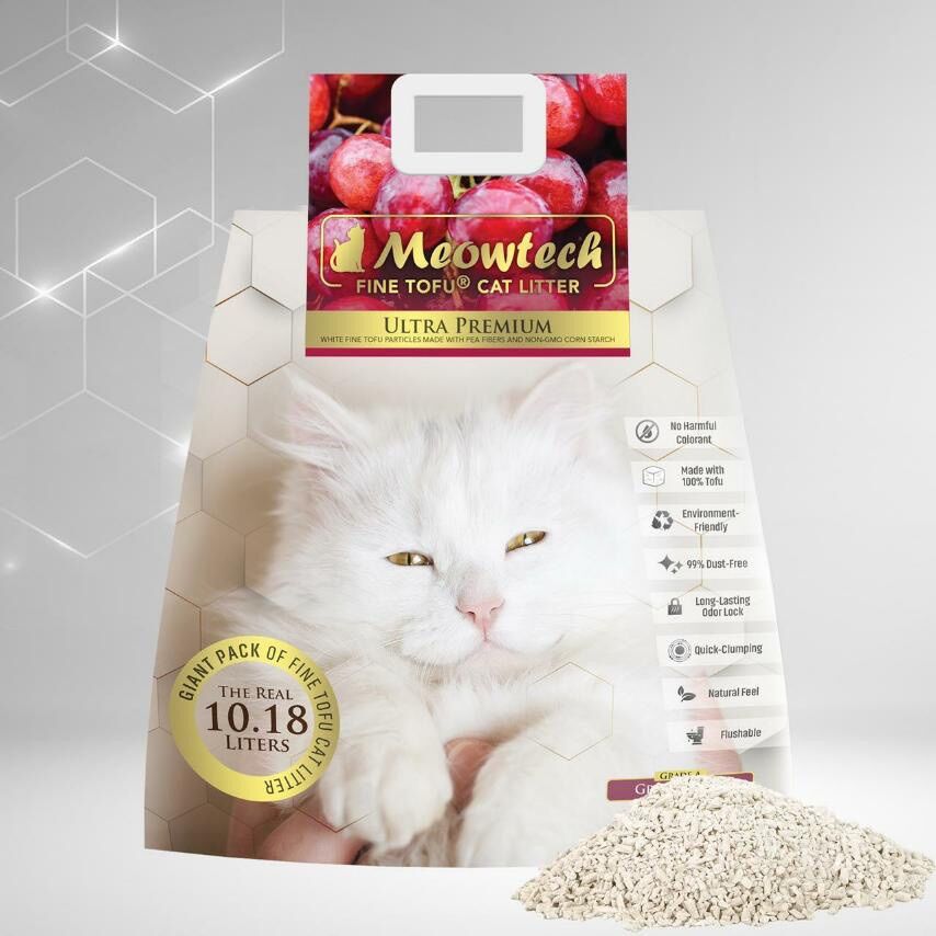Meowtech Ultra Premium Fine Tofu Cat Litter 10.18L | Lazada PH