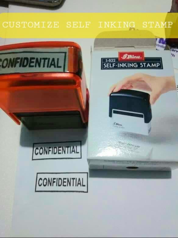 Customize Self Inking Stamp | Lazada PH