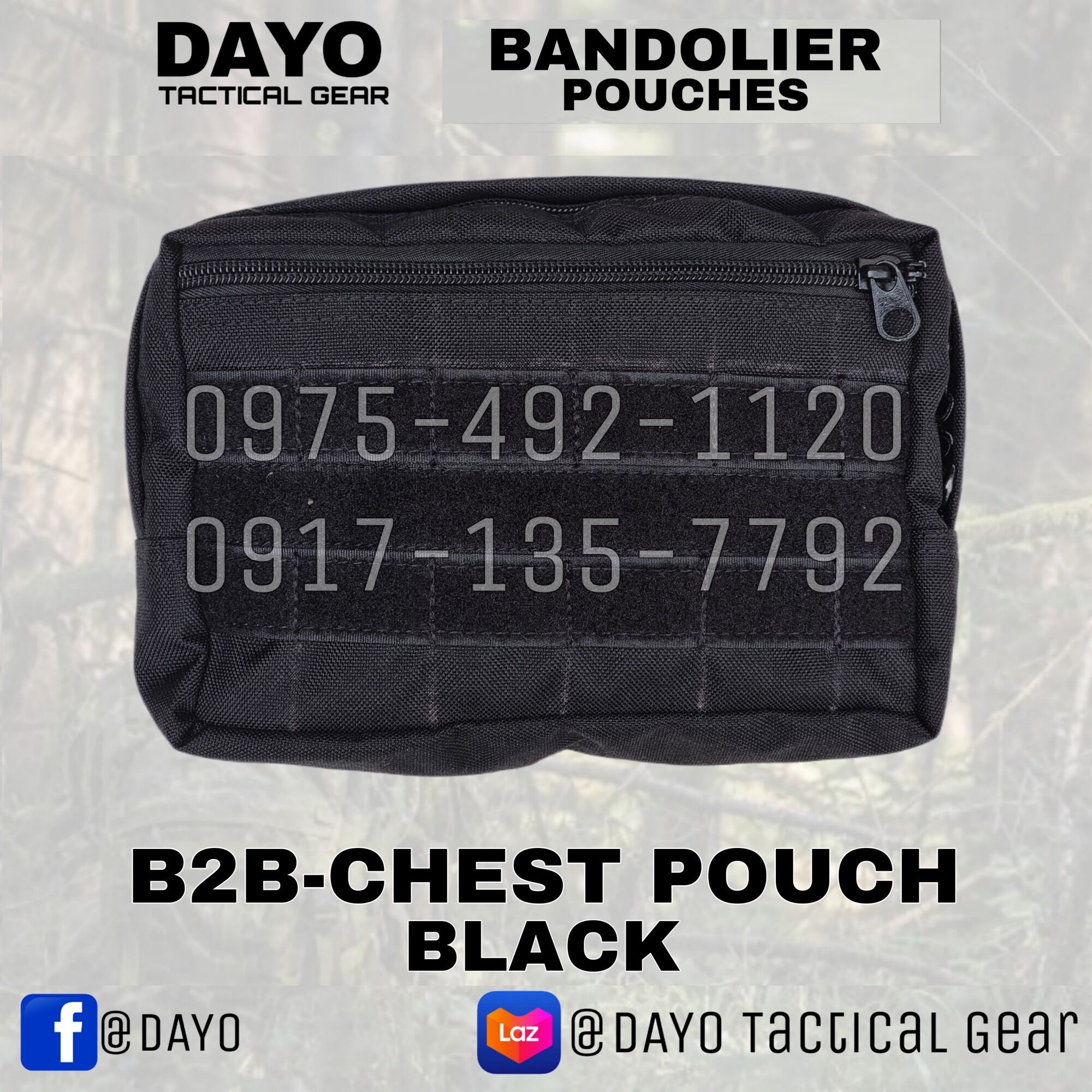 (DAYO) Chestpouch, waist bag MOLLE system | Lazada PH