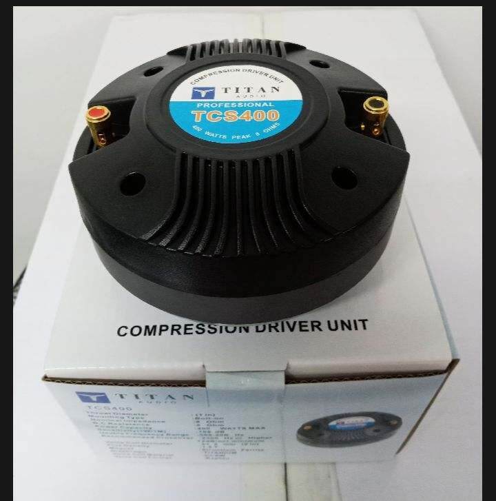 Compression Driver Unit Titanium TCS-400 Titan Tweeter 400 watts ... Compression Driver Unit Titanium TCS-400 Titan Tweeter 400 watts ...