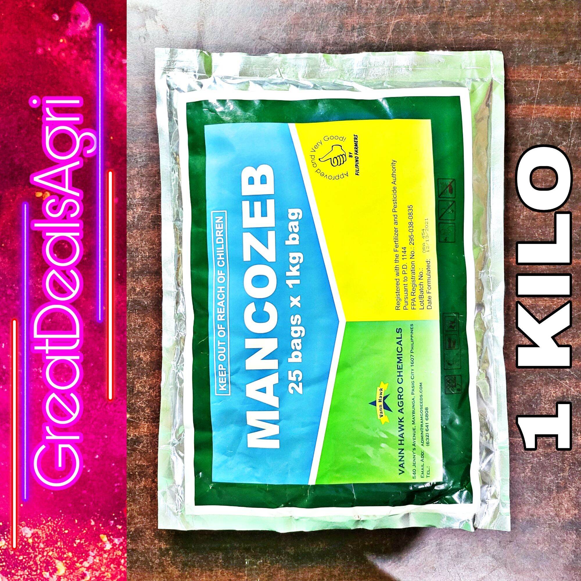 MANCOZEB / LIKE DITHANE (Broad Spectrum Protectant Fungicide) 1 KILO BY ...