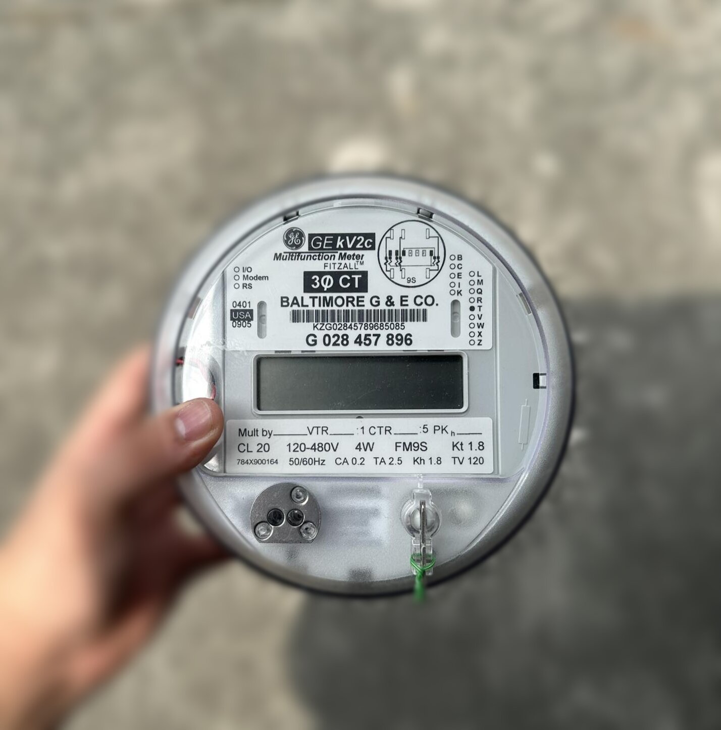 3 Phase Meter (digital)Fm 9s 13jaws Citirated G.E and ACLARA Brand ...