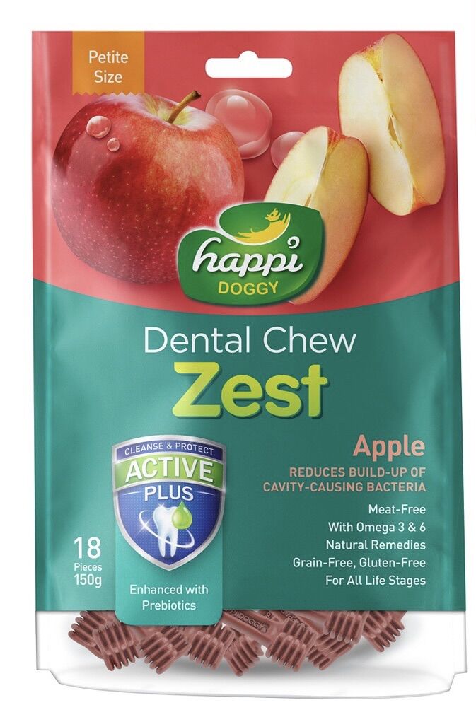 Happi doggy dental chew treats APPLE | Lazada PH