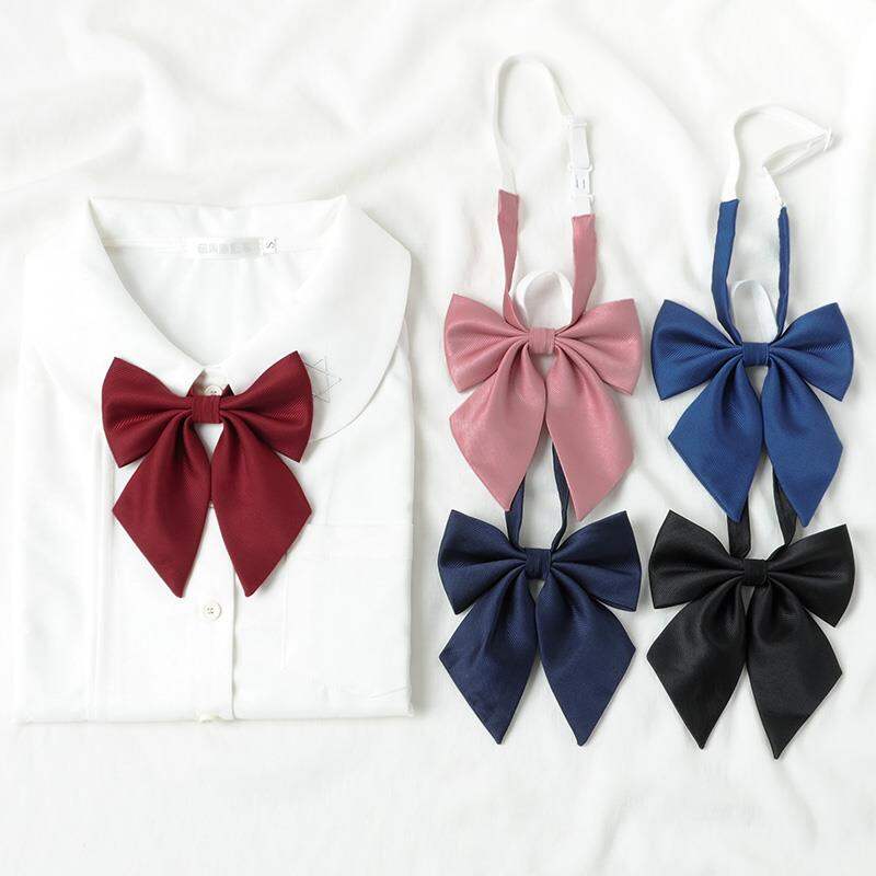 Graduation Photo Wine Red Scholar Uniform Bow Tie Bow Female Japanese ...