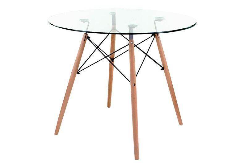 Round Glass Dining Table • Tempered • 80-90-100cm Dia. | Lazada PH