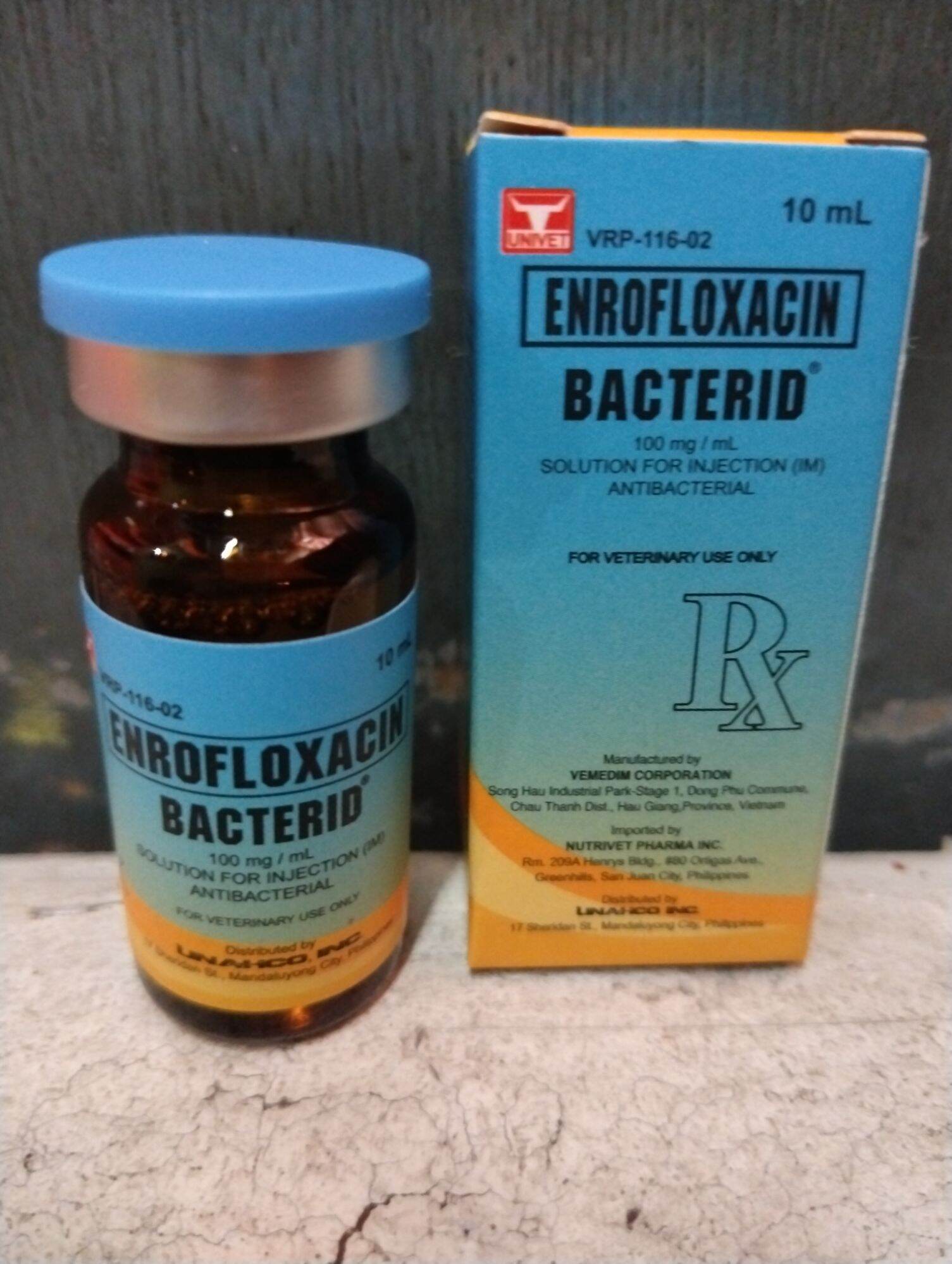 BACTERID Enrofloxacin (10ml.) | Lazada PH