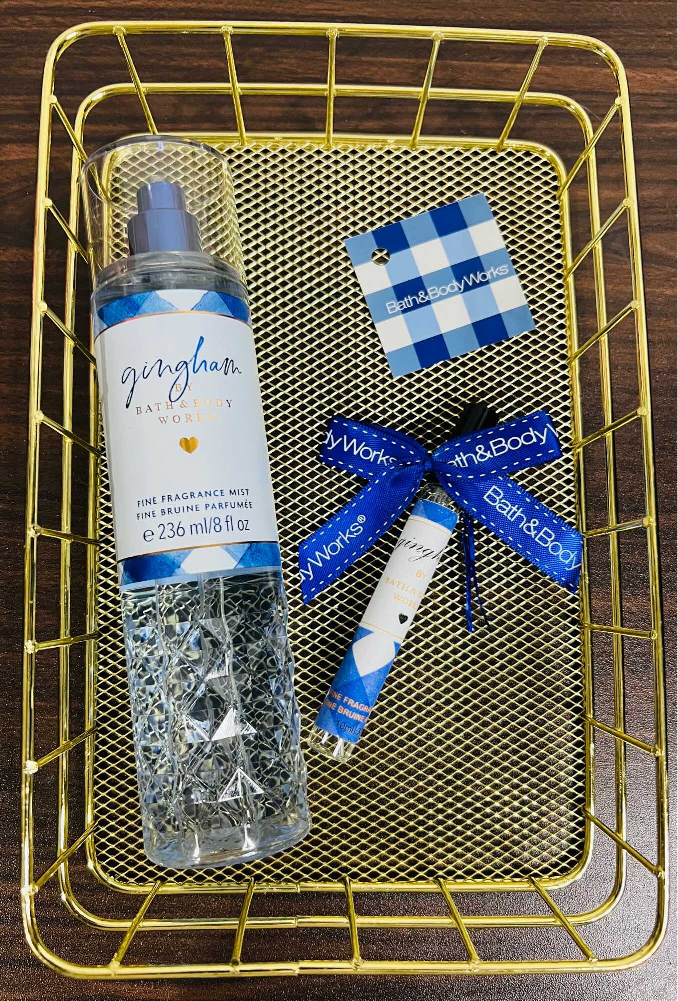 ORIGINAL Bath & Body Works Fragrance Mist Gingham BLUE | Lazada PH