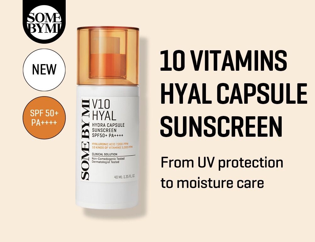 SOME BY MI V10 Hyal Hydra Capsule Sunscreen SPF50+ PA+++ | Lazada PH