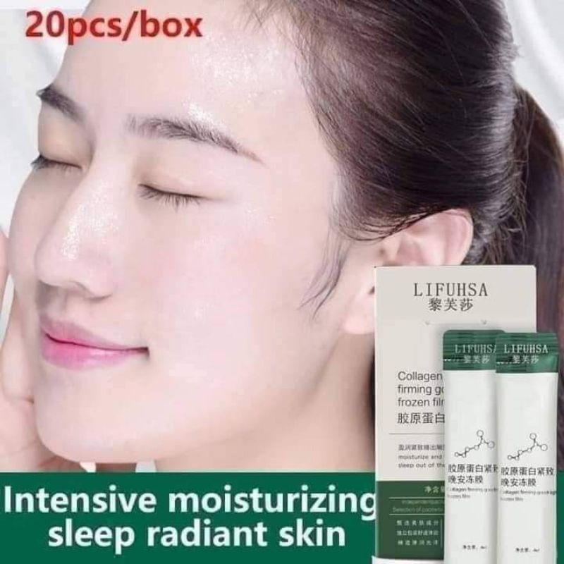 Lifusha Collagen firming Sleeping mask 1box/20pcs - legit | Lazada PH Lifusha Collagen firming Sleeping mask 1box/20pcs - legit | Lazada PH