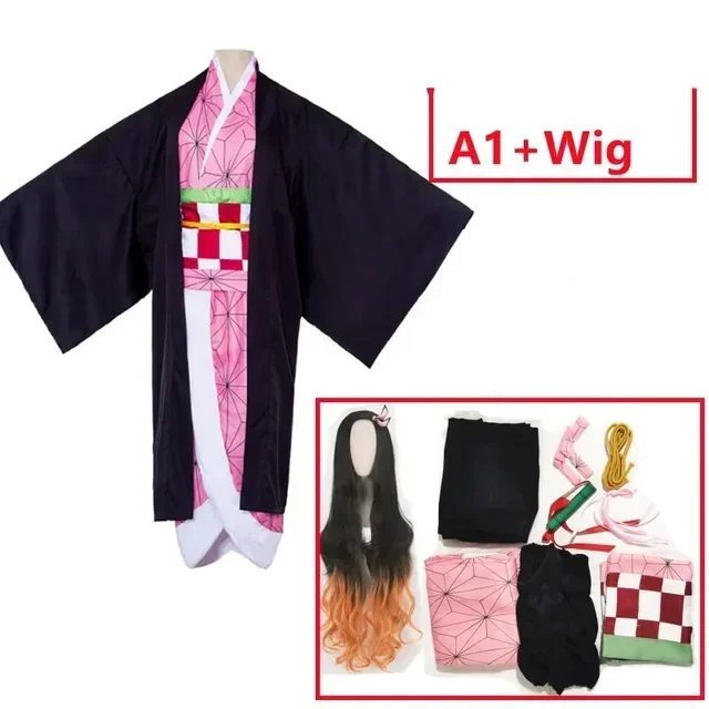 Anime Kanroji Mitsuri Cosplay Costume Kimetsu no Yaiba Costume Kimono ...
