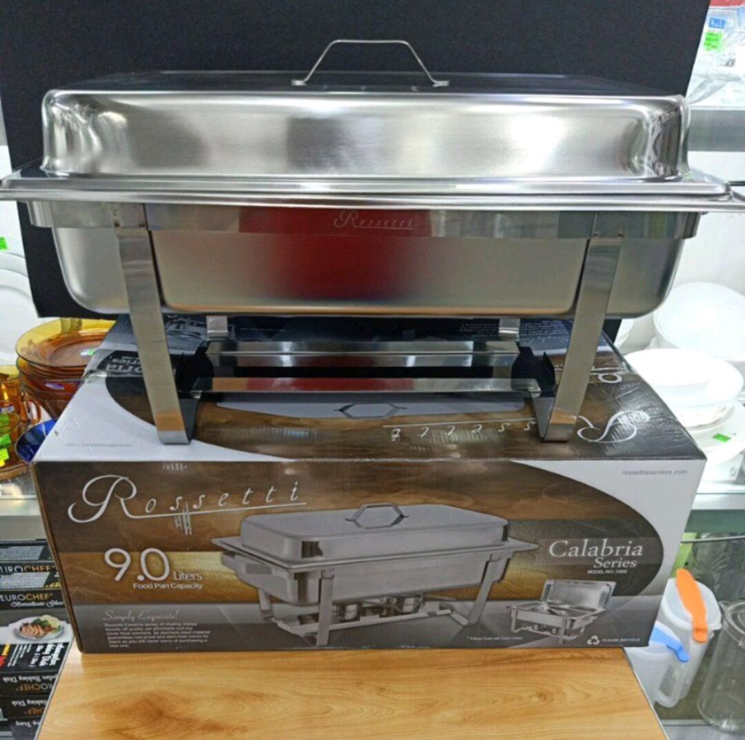 FOOD WARMER CHAFFING DISH ROSSETTI WITH STAND | Lazada PH