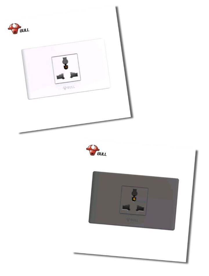 BULL AIRCON SOCKET G04Z110, 1 GANG UNIVERSAL WALL SOCKET G04Z105 (WHITE ...