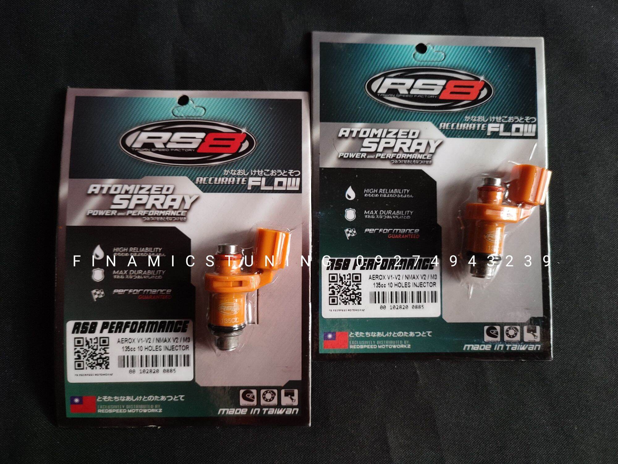 RS8 INJECTOR 10 HOLES YAMAHA NMAX V2 AEROX V1 V2 M3 REDSPEED | Lazada PH