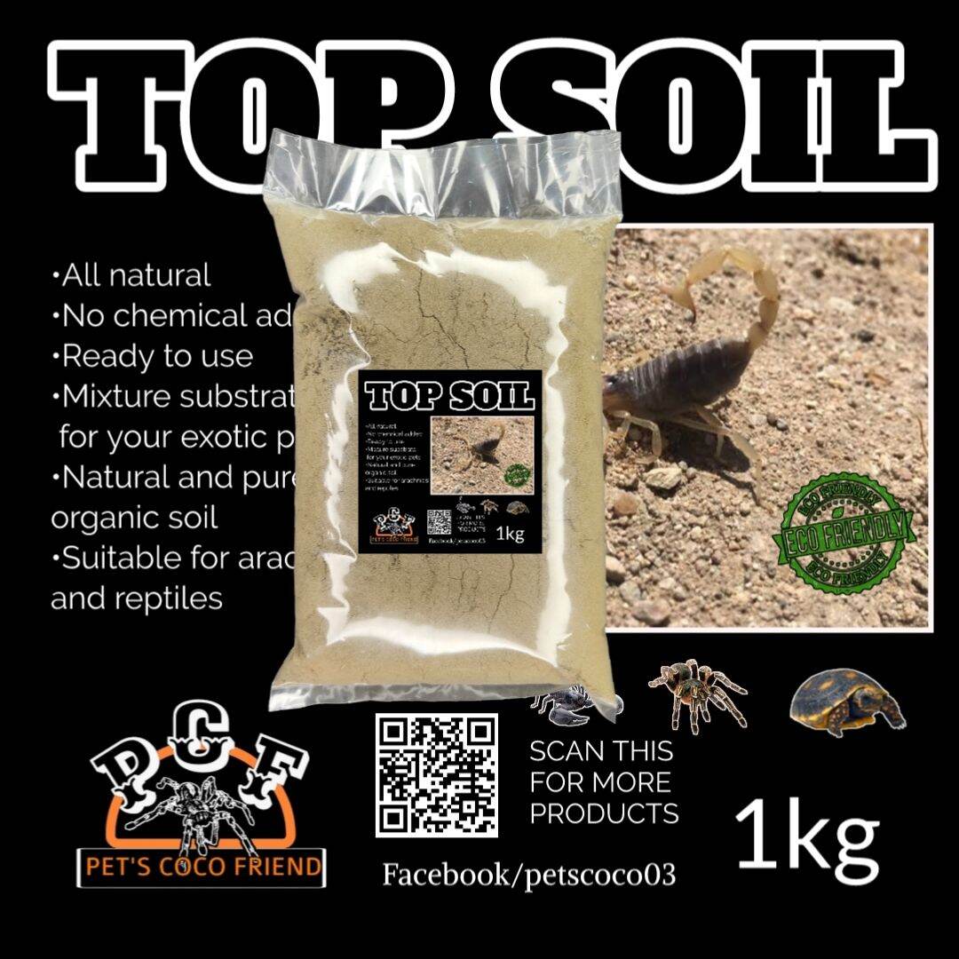 Clay burrowing substrate and Top soil substrate | Lazada PH