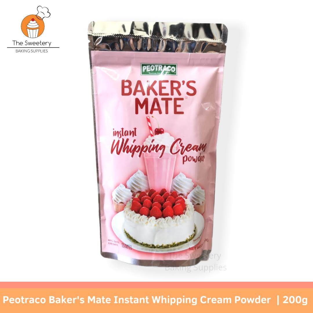 Peotraco Baker's Mate Instant Whipping Cream Powder 200g | Lazada PH