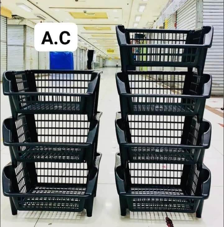 stackable 4 layers rattan and screened high quality | Lazada PH