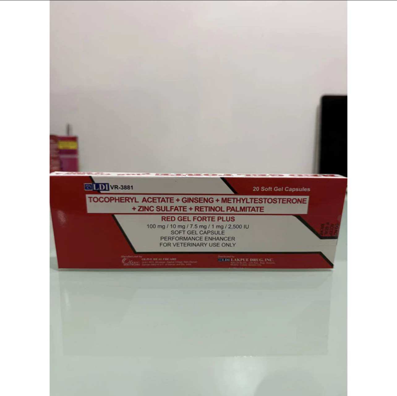 Red Gel forte 1 Box (20 capsule) | Lazada PH