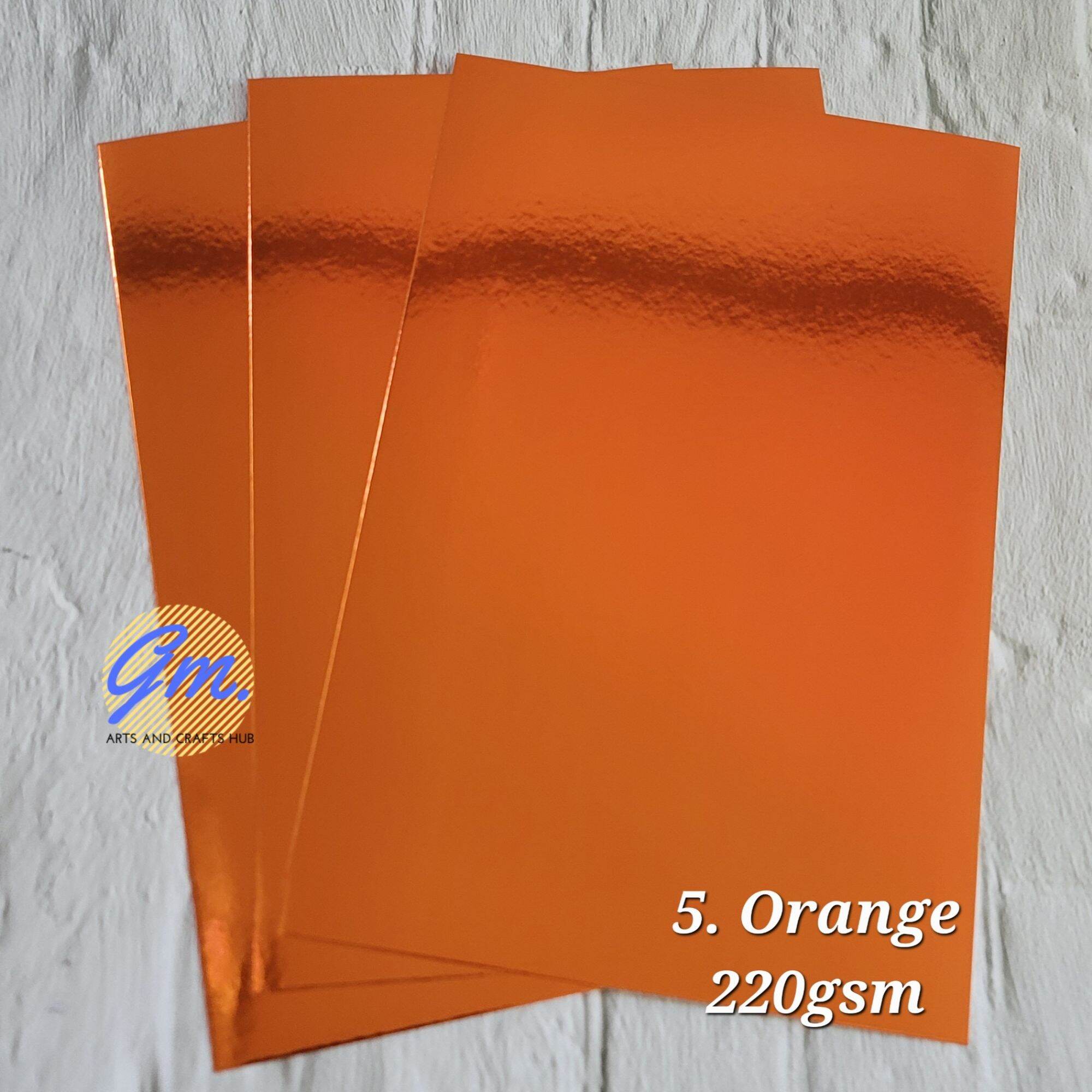 Metallic Board 220-250gsm 10 Sheets Mirror Board School Supplies ...