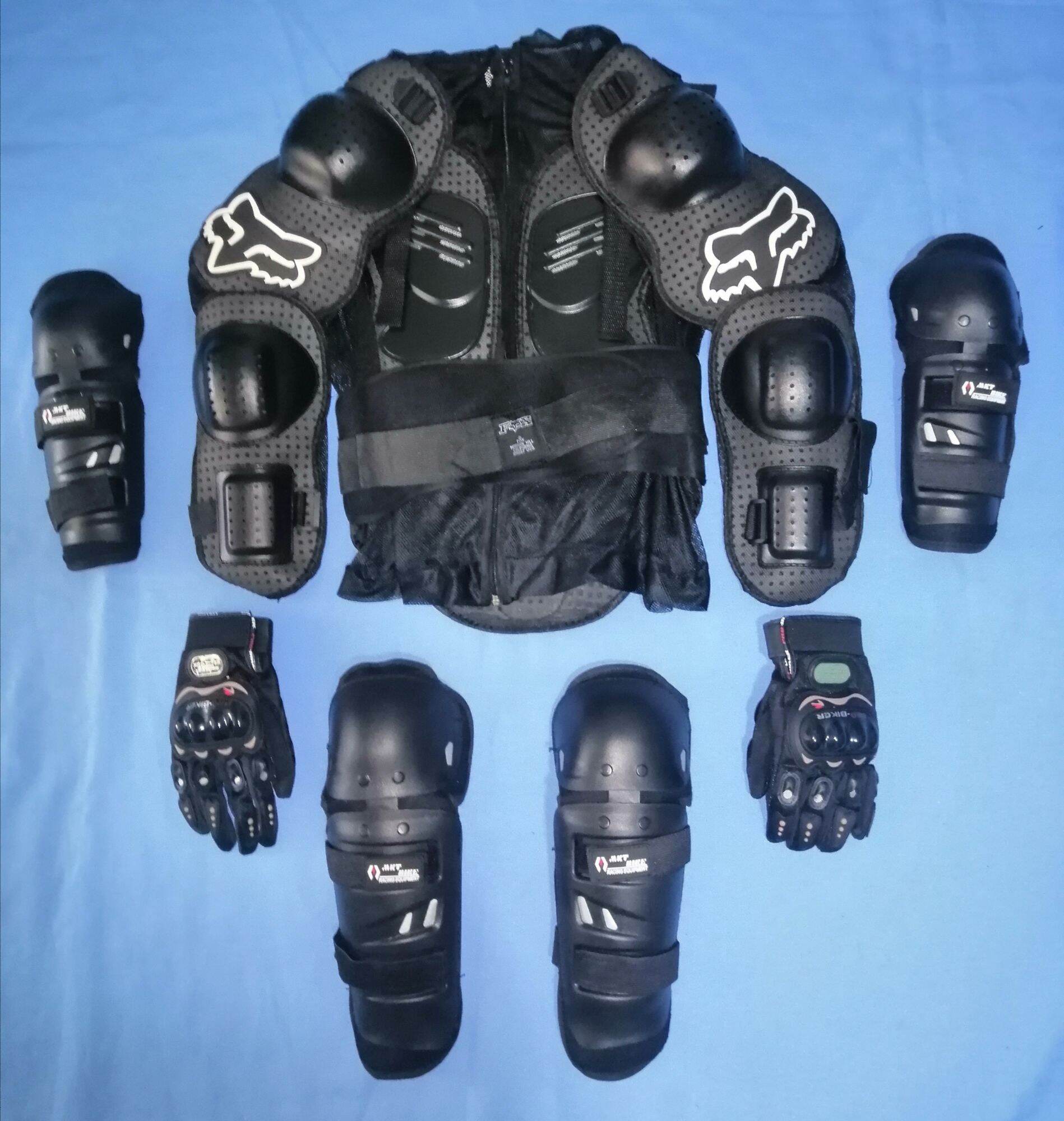 3xl DUHAN/FOX BODY ARMOR with Knee Elbow Pad and Full Gloves | Lazada PH