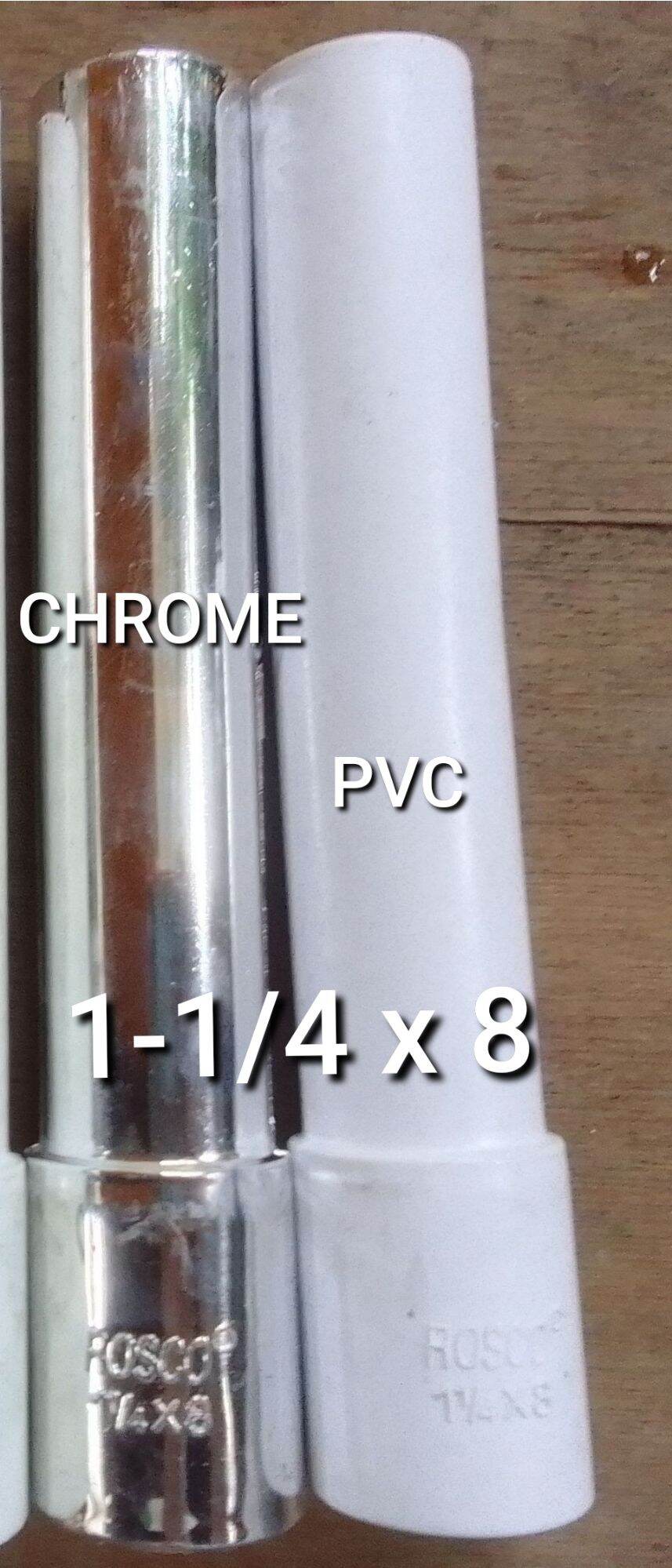 ROSCO PVC CHROME EXTENSION PIPE TAILPIECE TUBE EXTENSUIN TUBE FOR ...