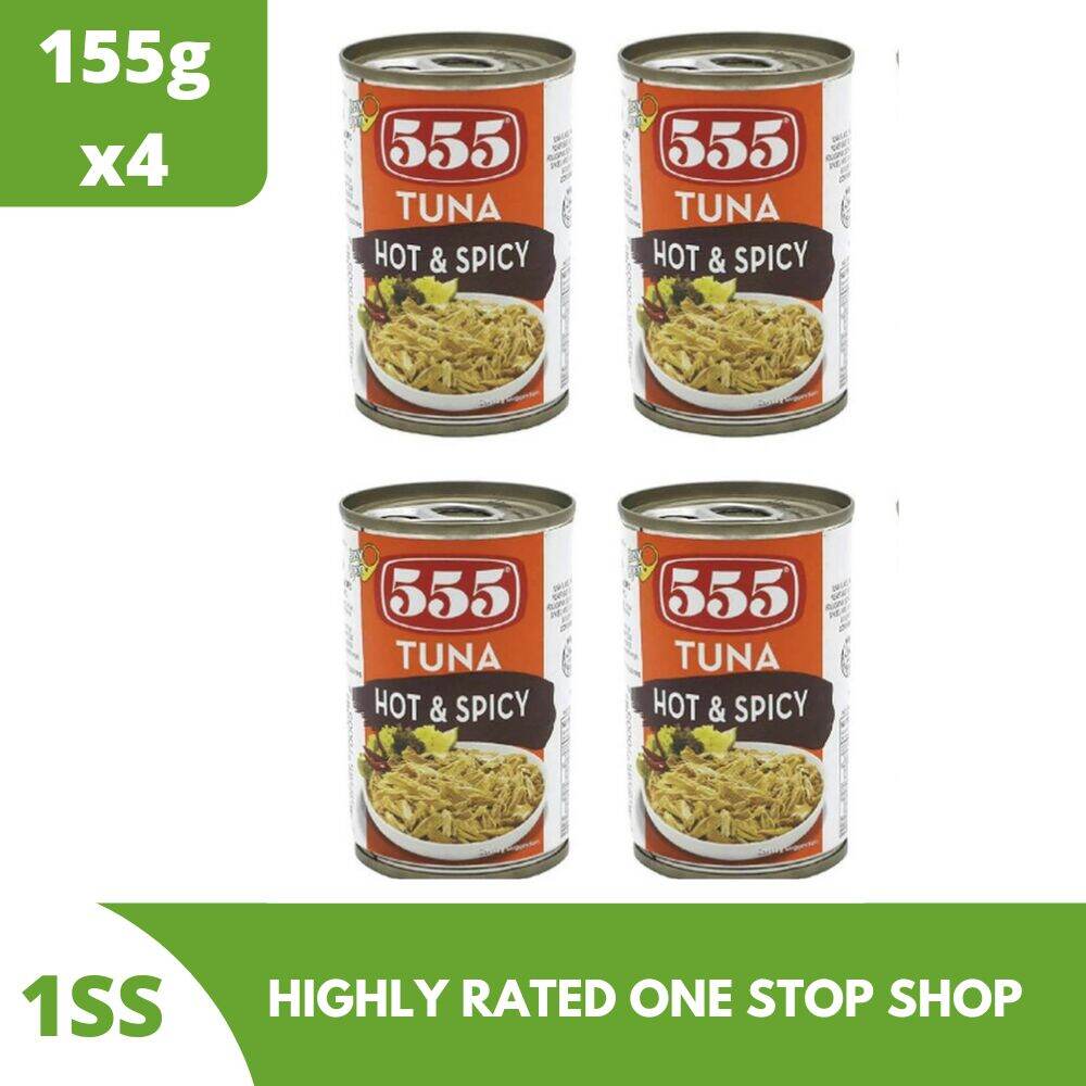 555 Tuna Hot&Spicy, 155g Set of 4 | Lazada PH