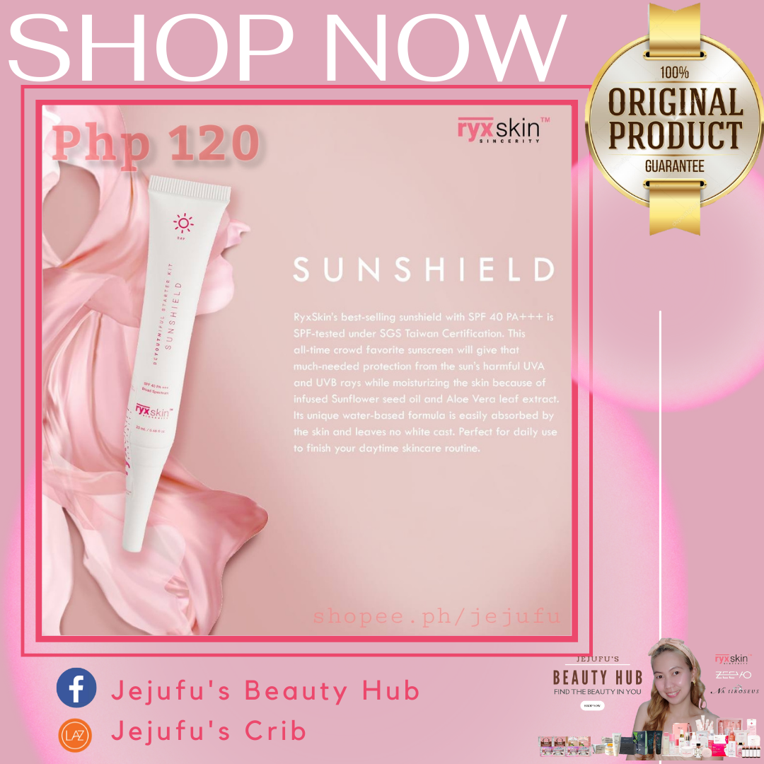 Ryx Sunshield SPF 40 PA+++ Broad Spectrum | Lazada PH