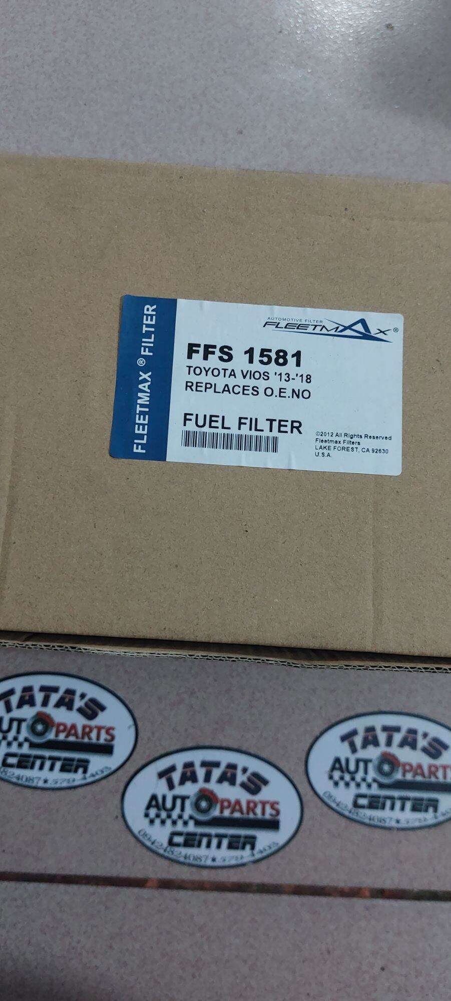 Fuel Filter kit set FFS-1581 Fleetmax Toyota Vios 2013-2018 | Lazada PH