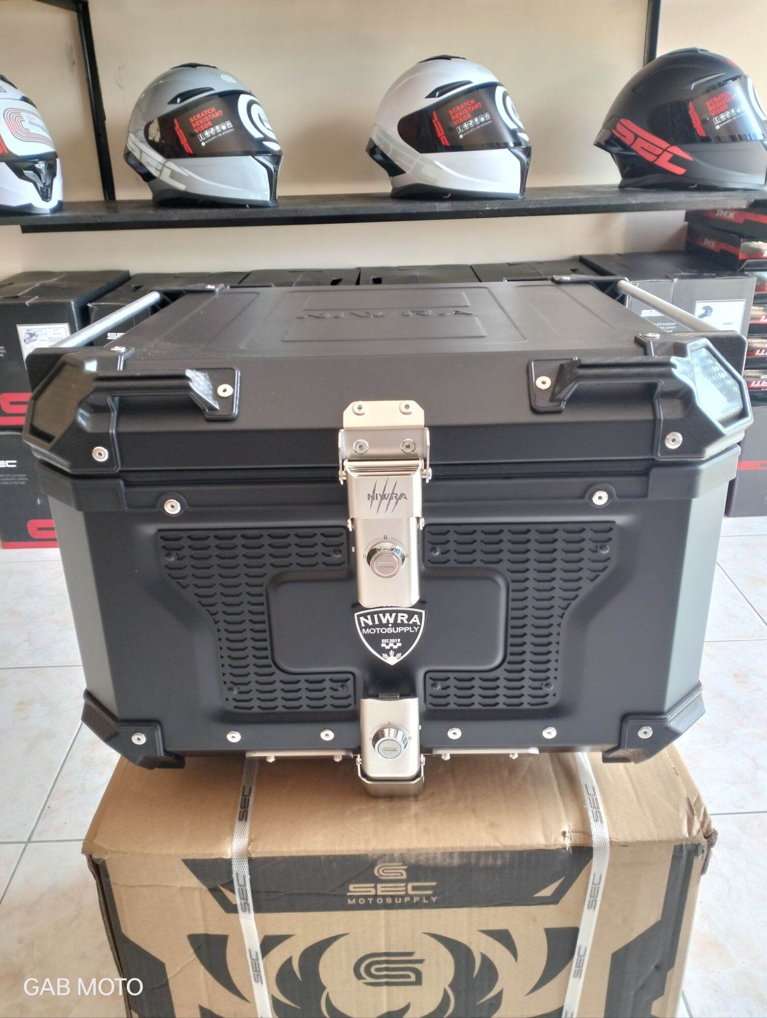 NIWRA RAPTOR ALLOY TOPBOX WITH HARPY BRACKET FOR NMAX V2 | Lazada PH