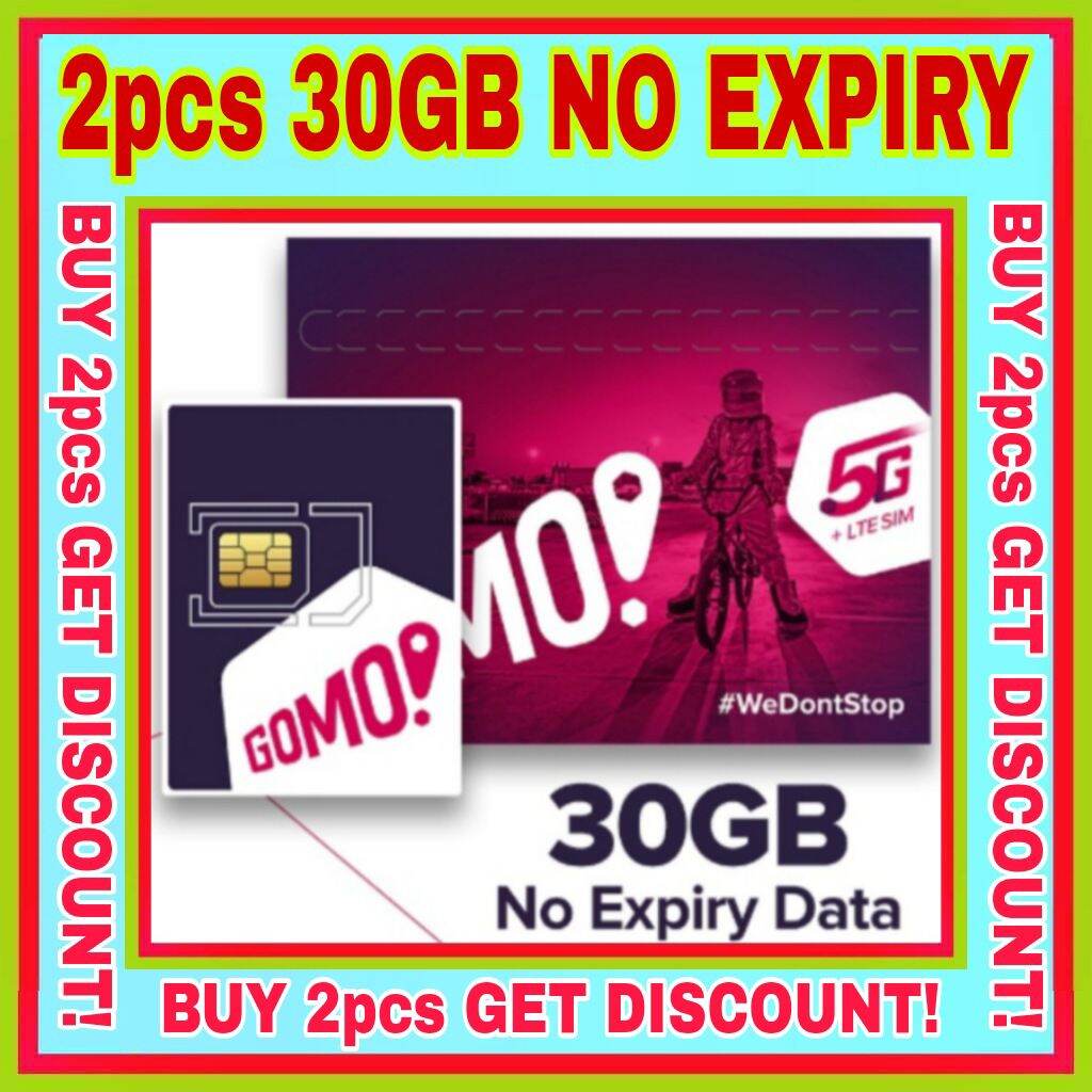 GOMO SIM UNLI DATA FOR 30 DAYS / 30GB NO EXPIRY | Lazada PH