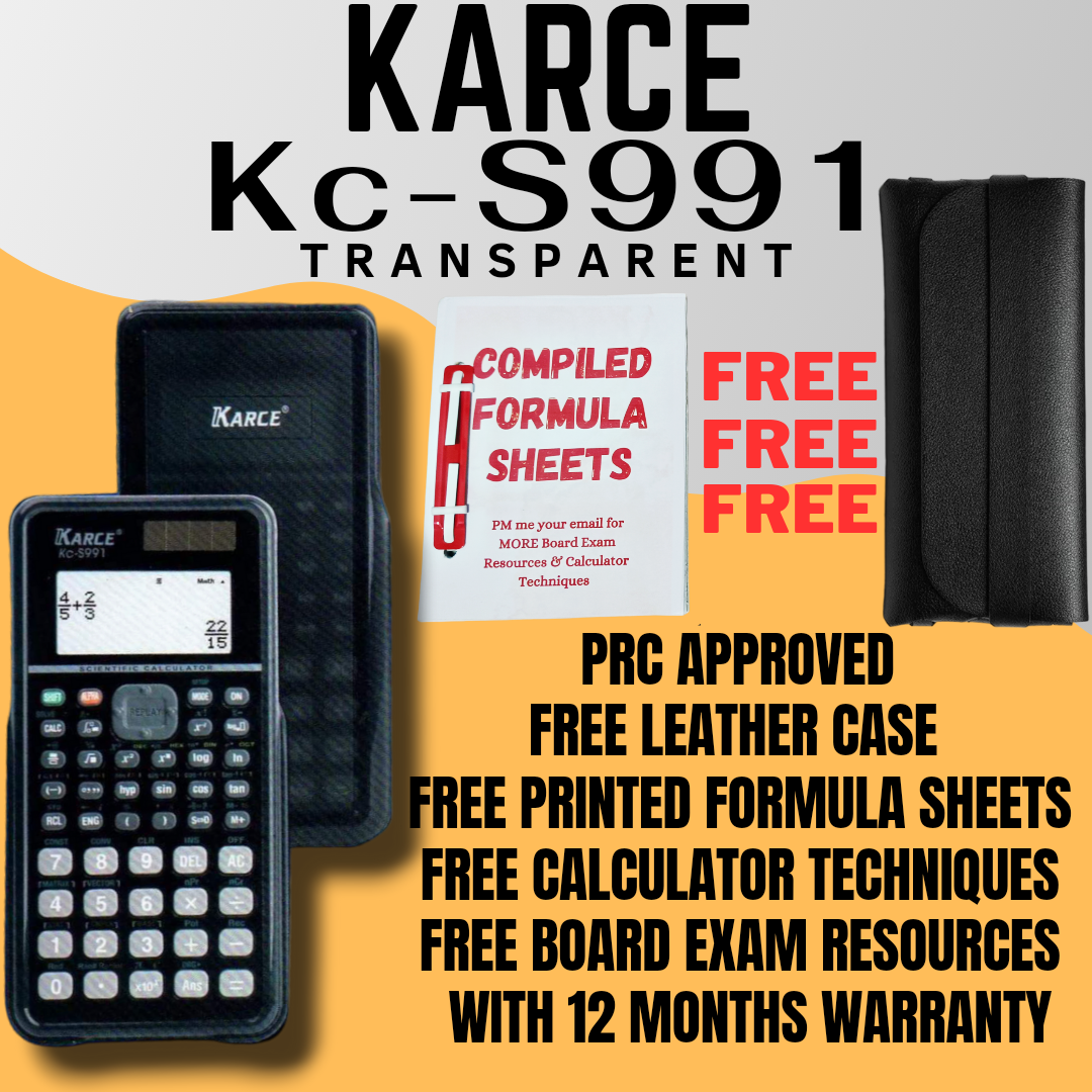 Karce Kc-S991 Kc S991 Kc S 991 TRANSPARENT Scientific Calculator ...