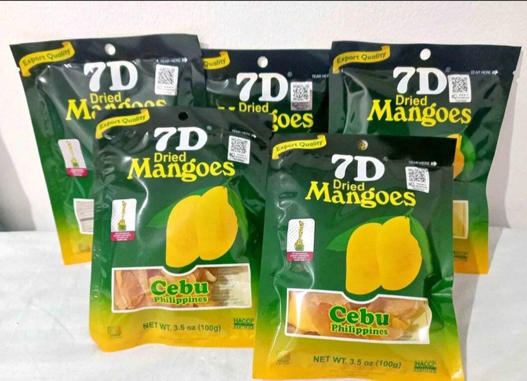 7D Dried Mangoes 200 grams/100 grams per pack | Lazada PH