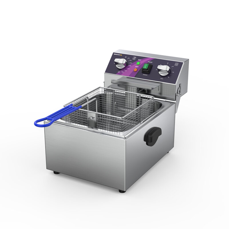 Tuoqi Commercial Deep Frying Pan Timing Single and Double Cylinder ...