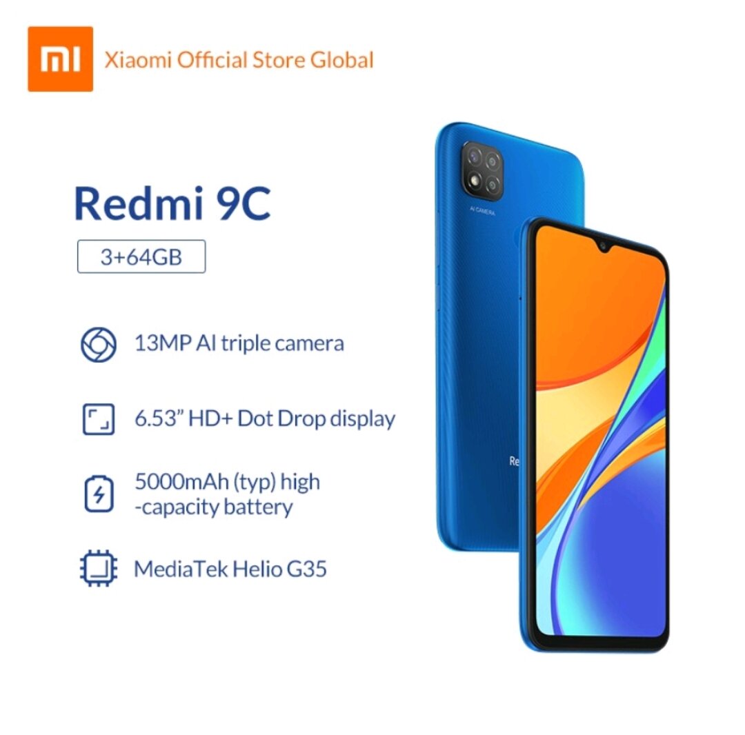 Redmi 9C 3gb RAM 64gb ROM Global version COD no | Lazada PH